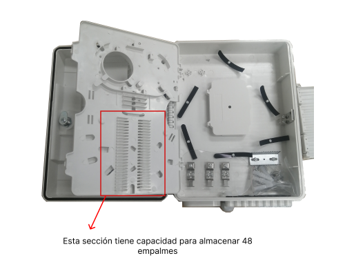 NAP Blanca para 48 Empalmes – TAC Communications