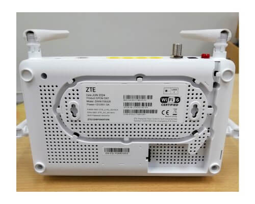 ONT GPON ZTE F6600R WiFi 6 Dual Band C/RF – TAC Communications